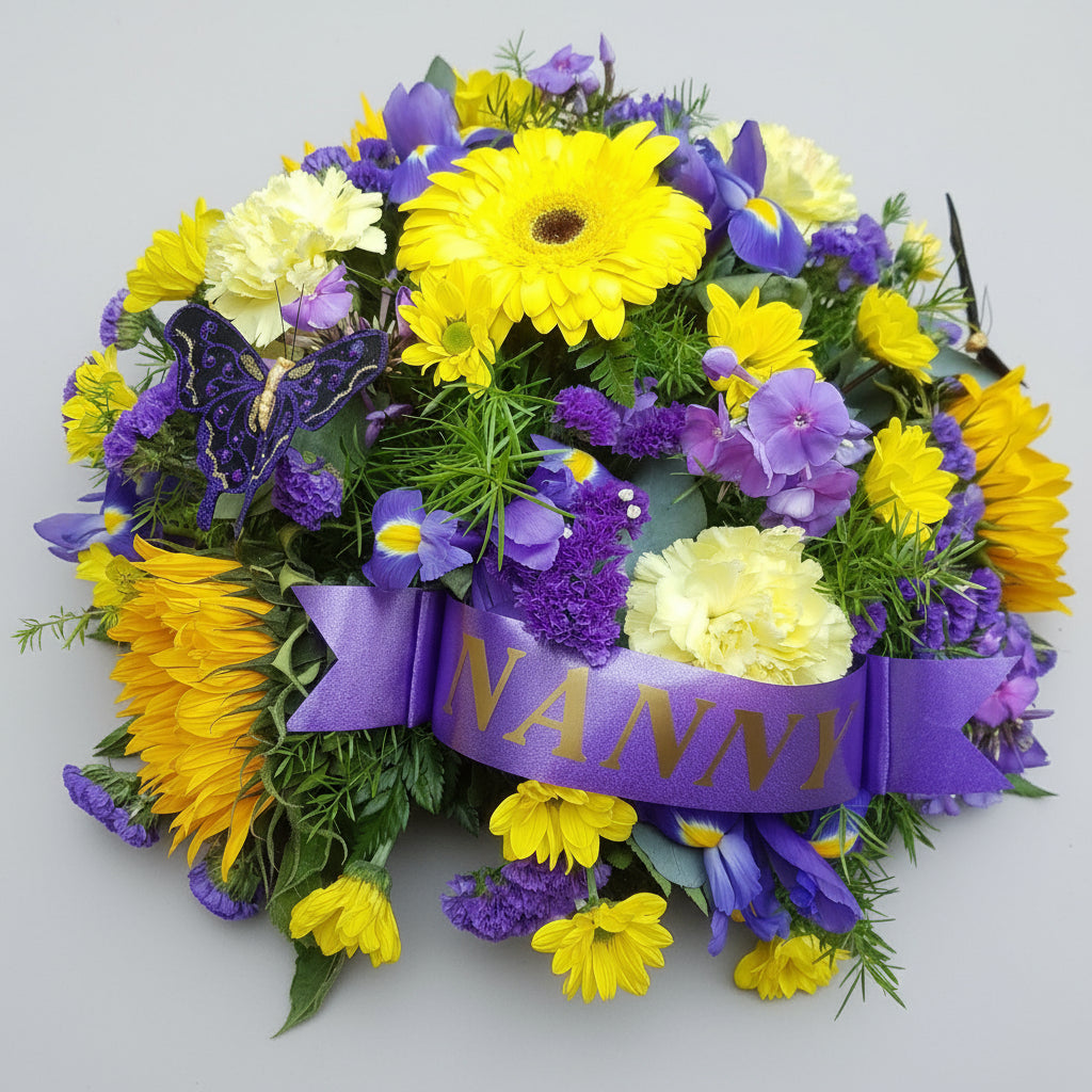 Butterfly Violet's Posy – Les Fleurs Florist